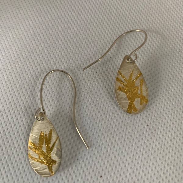 Keum Boo Earrings - Etsy