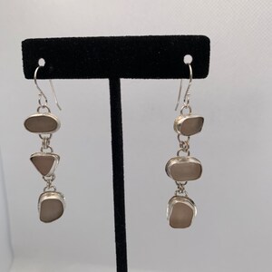 Genuine Pink Sea Glass Mismatch Earrings - Etsy