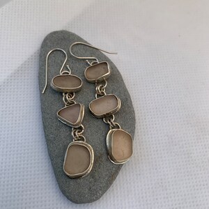 Genuine Pink Sea Glass Mismatch Earrings - Etsy