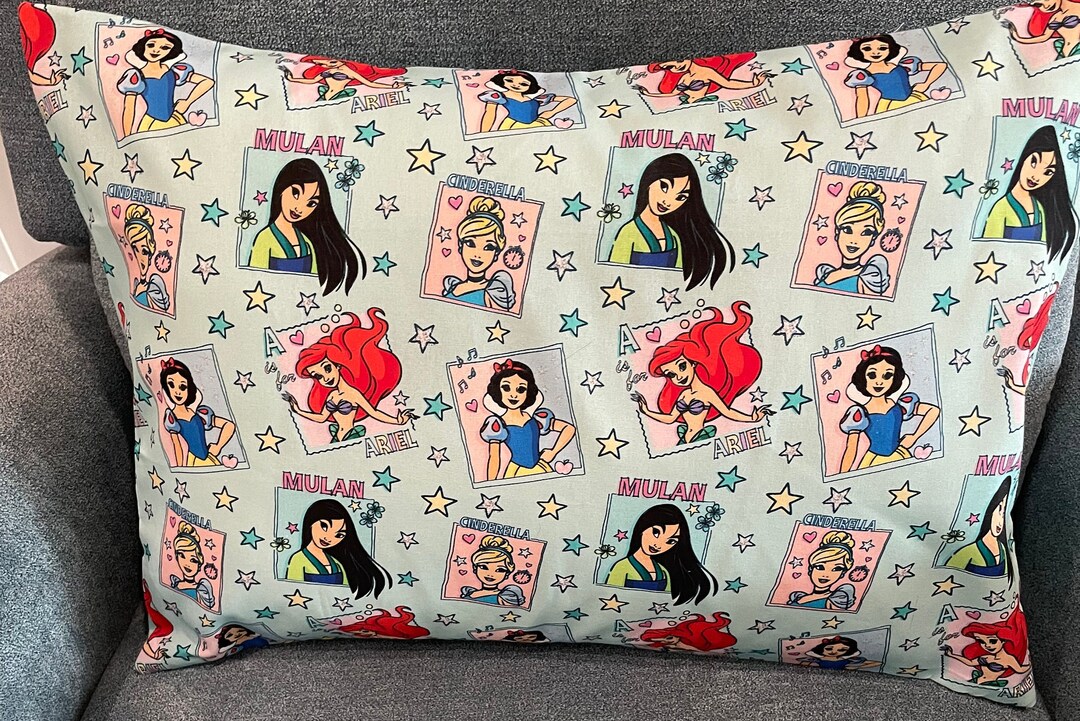 Disney Inspired Princess Pillowcases, Envelope-style 14"x20" Child ...