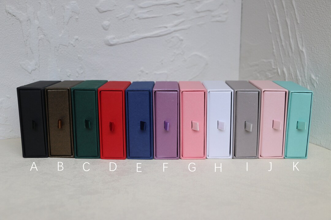 50pcs 9x9x3.2cm Paper Box Custom Jewelry Box With Bag Pouch ...