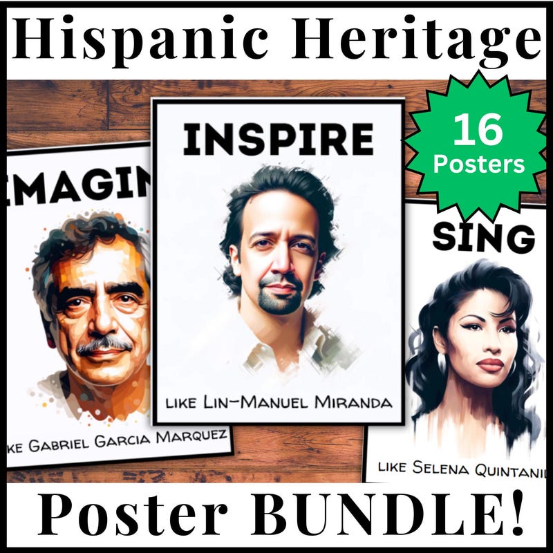 Hispanic Heritage Poster - Etsy