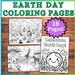 16 Earth Day Coloring Pages |april Early Finishers, Earth Day Coloring ...