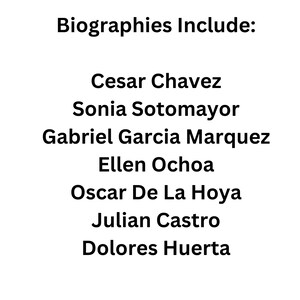 7 Hispanic Heritage Month Biographies With Reading Comprehension ...