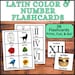 108 Latin Language Flashcards- Latin Numbers, Roman Numerals, Latin ...