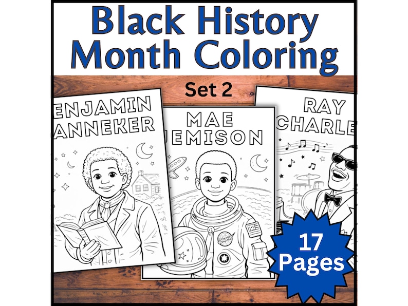 17 Black History Month Coloring Pages! Set 2! Sheets February Morning ...