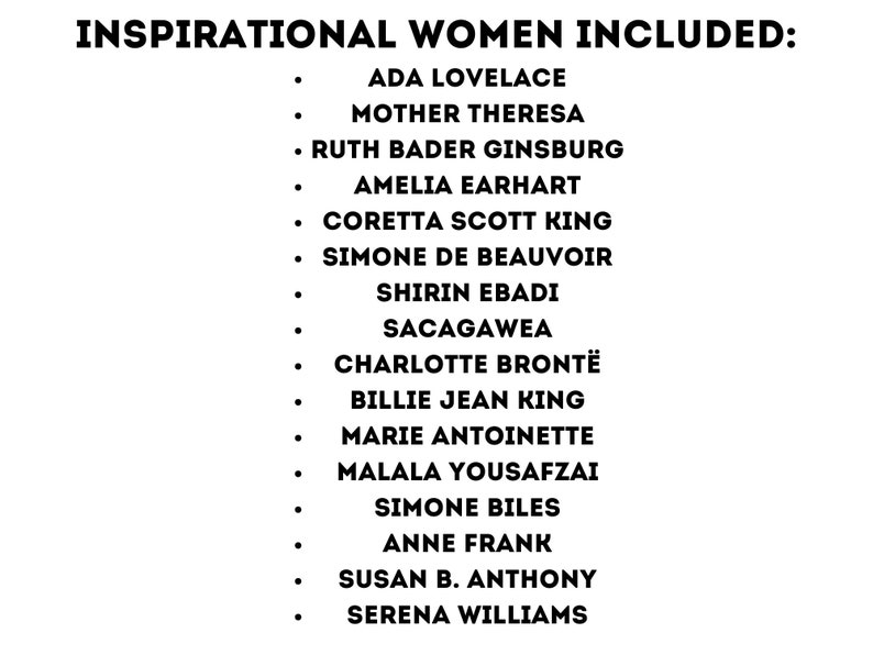 16 Womens History Month Coloring Pages |march Early Finishers| Coloring ...