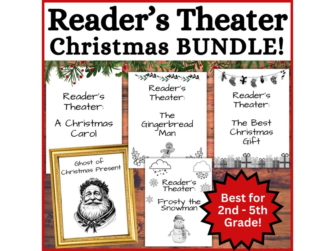 4 Christmas Readers Theater Scripts BUNDLE! December Drama Center ...