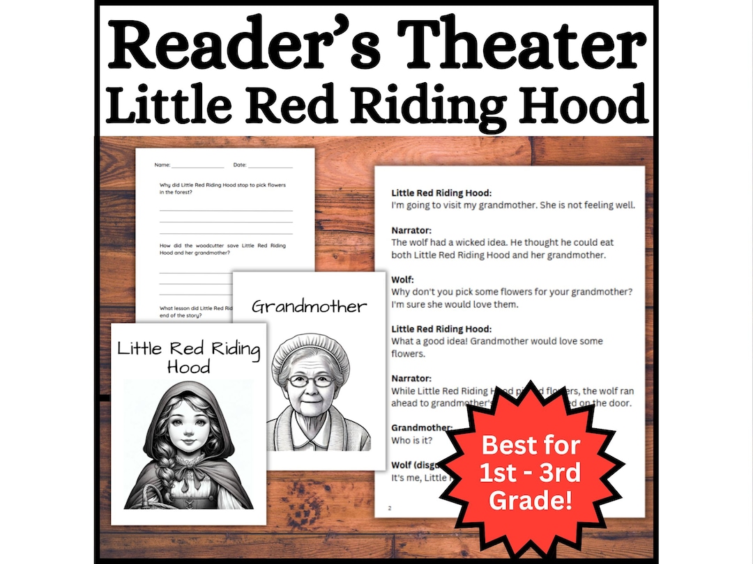 Reader's Theater: Little Red Riding Hood Script Dramatic Play Center ...