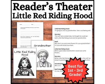 Little Red Riding Hood Reader’s Theater Scripts - Etsy