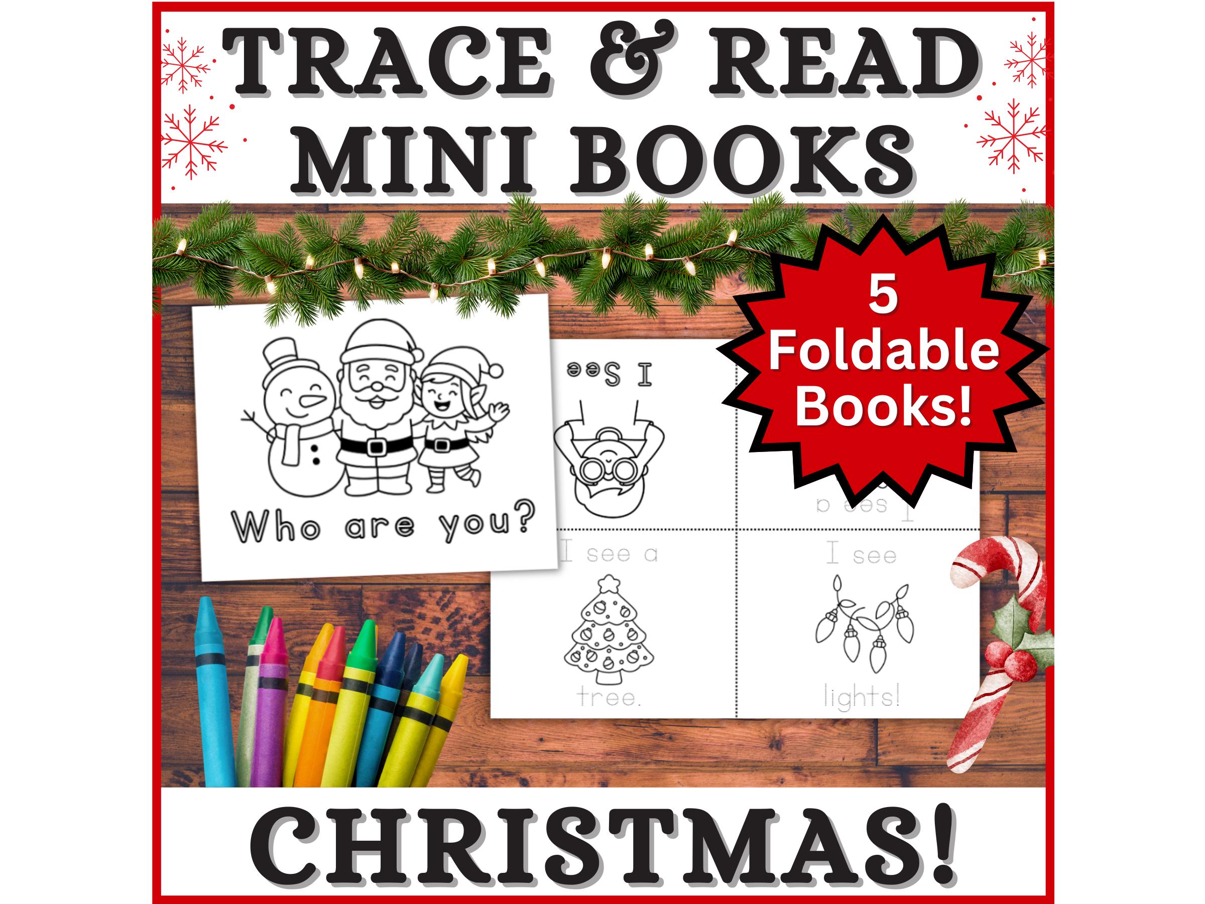 10 Winter & Christmas Mini Books! Printable Decodable Readers, December ...