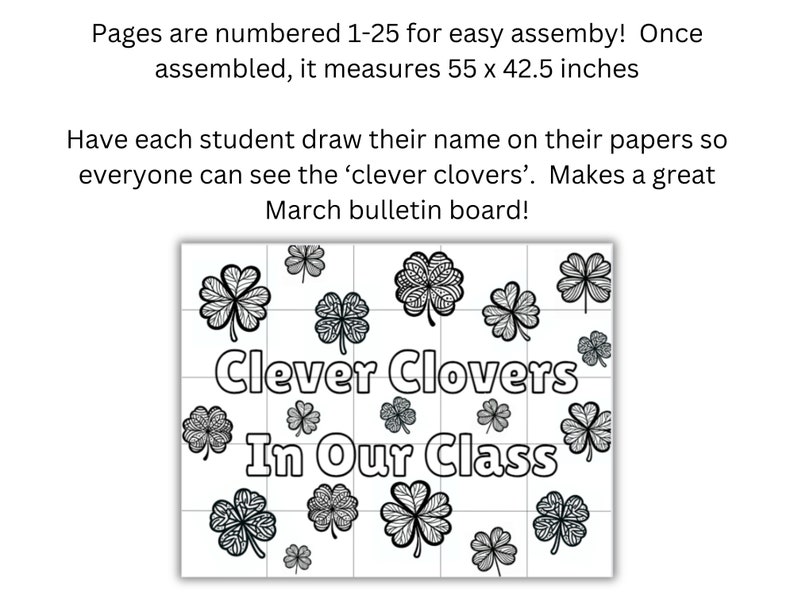 Printable St. Patrick's Day Group Poster Coloring Pages for Wall Decor ...