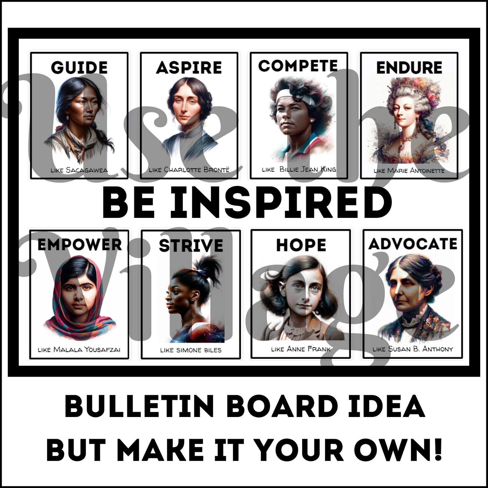 16 Womens History Month Inspirational Posters for Bulletin Board ...
