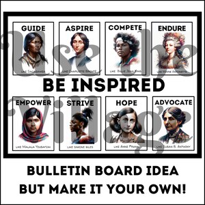 16 Womens History Month Inspirational Posters for Bulletin Board ...