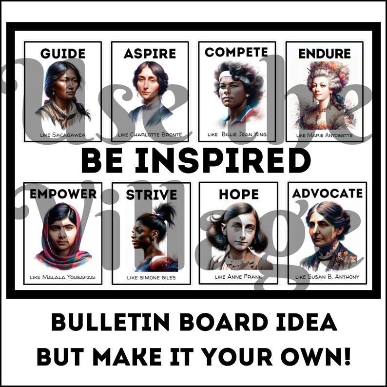 16 Womens History Month Inspirational Posters for Bulletin Board ...