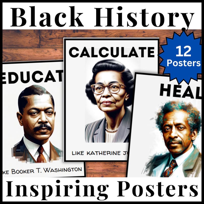 Black History Month Decor - Etsy