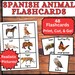 48 Spanish Language Animal Flashcards ESL Flash Cards Vocabulary Words ...