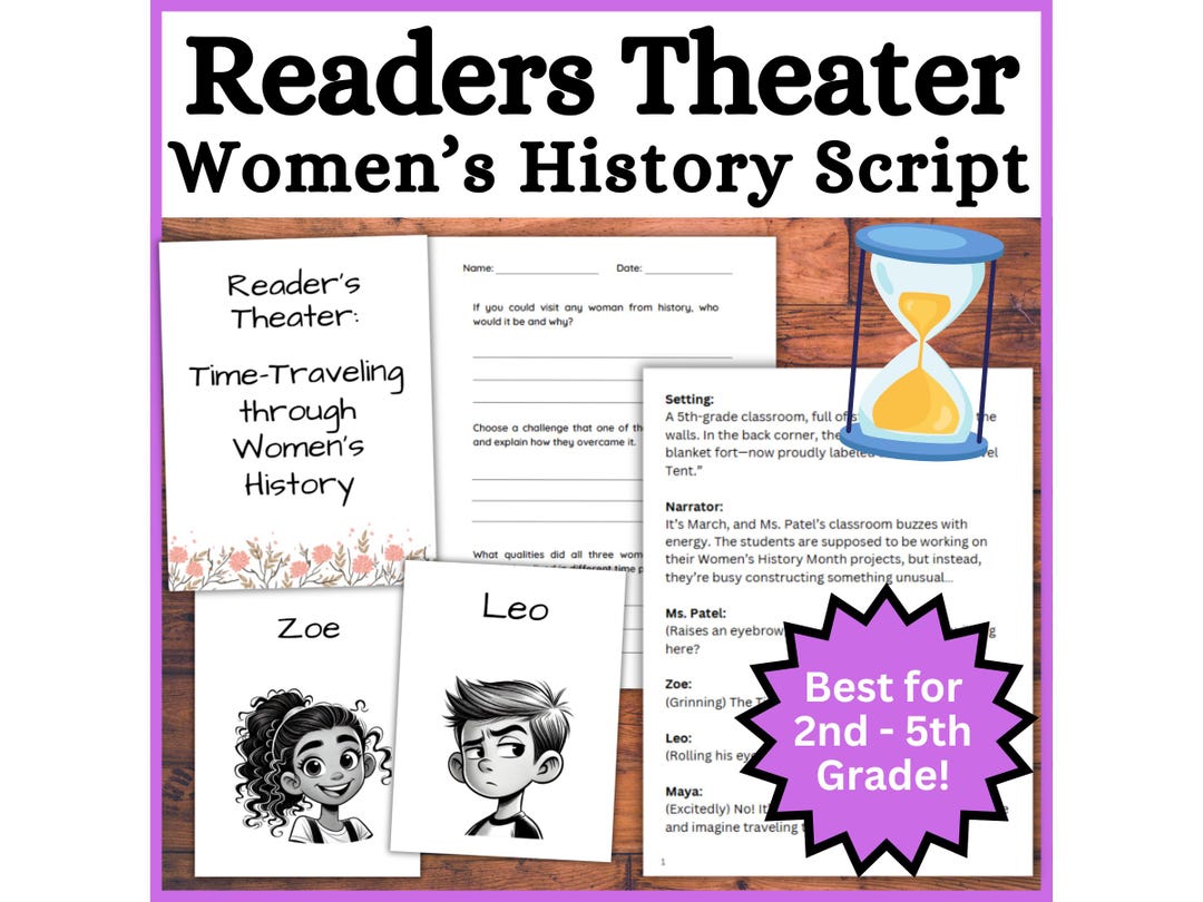 Women's History Month Readers Theater Script! March Drama Play Center ...