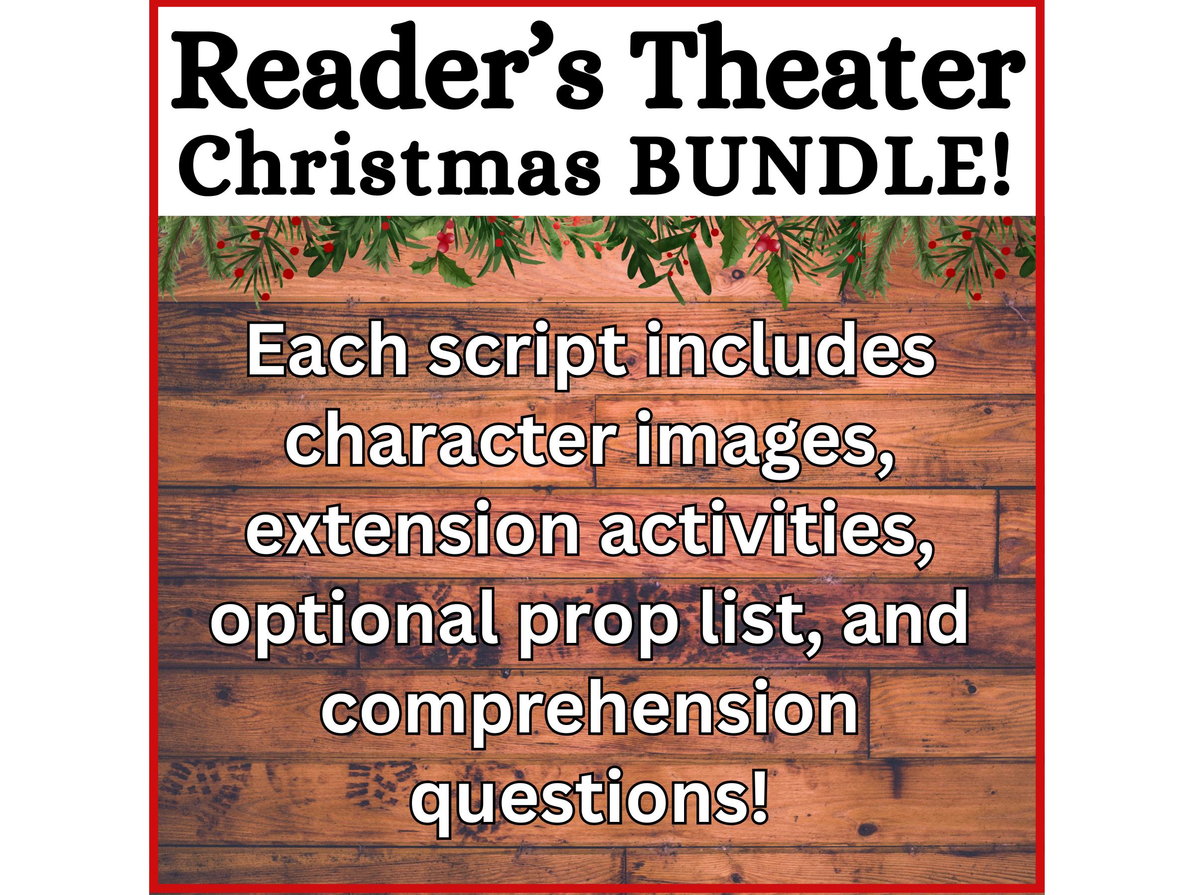 4 Christmas Readers Theater Scripts BUNDLE! December Drama Center ...