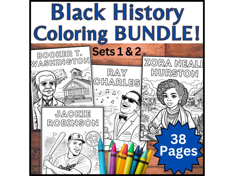 38 Black History Month Coloring Pages Sheets February Morning Work ...