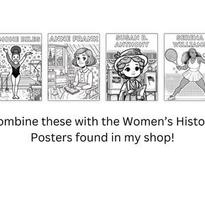 16 Womens History Month Coloring Pages |march Early Finishers| Coloring ...