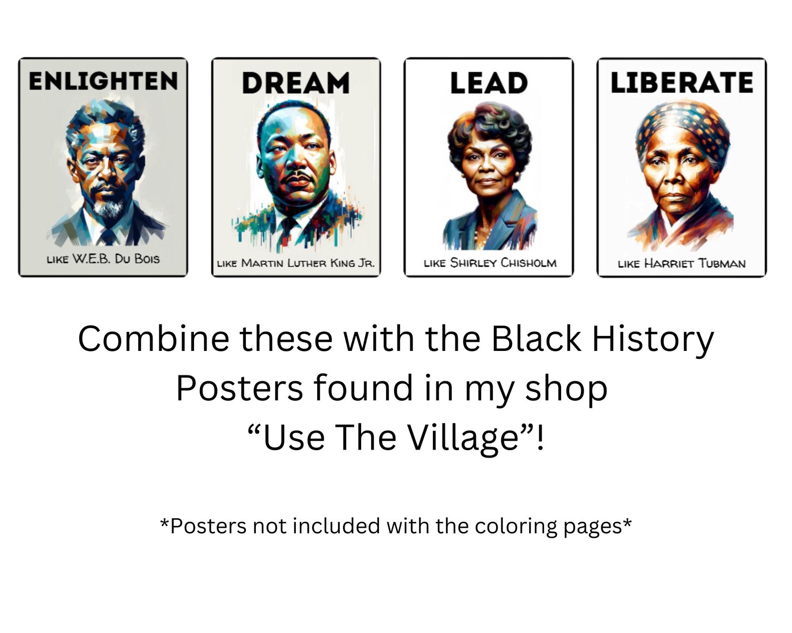 20 Black History Month Coloring Pages Sheets February Morning Work ...