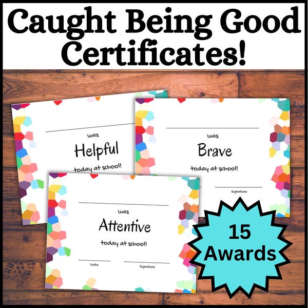 Caught Being Good - Etsy