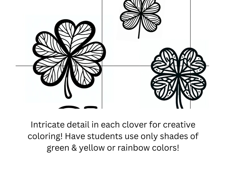 Printable St. Patrick's Day Group Poster Coloring Pages for Wall Decor ...