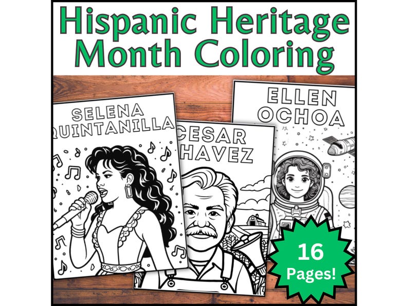 16 Hispanic Heritage Month Coloring Sheets Pages | September October ...
