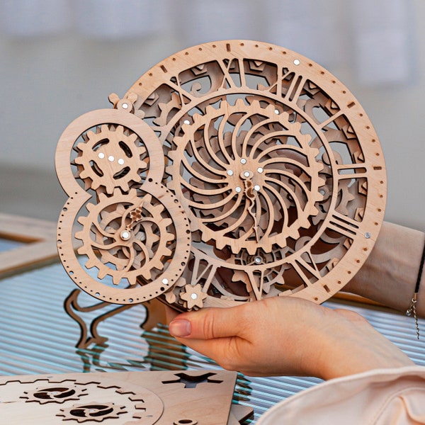 Wooden Clock Kit - Etsy