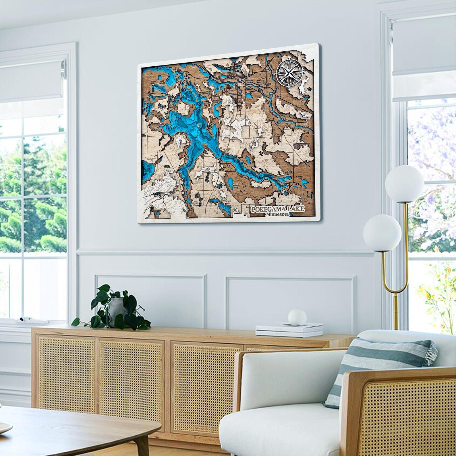 Personalized 3D Wood Map: Custom Engraved Topographic Art - Etsy