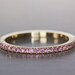 Pink Eternity Ring, Pink Wedding Ring, Pink Wedding Band, Sapphire ...