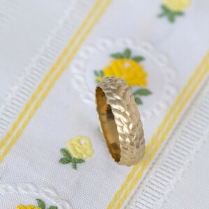 Braid Wedding Band, Woven Wedding Ring,braided Solid Gold Ring, Texture ...