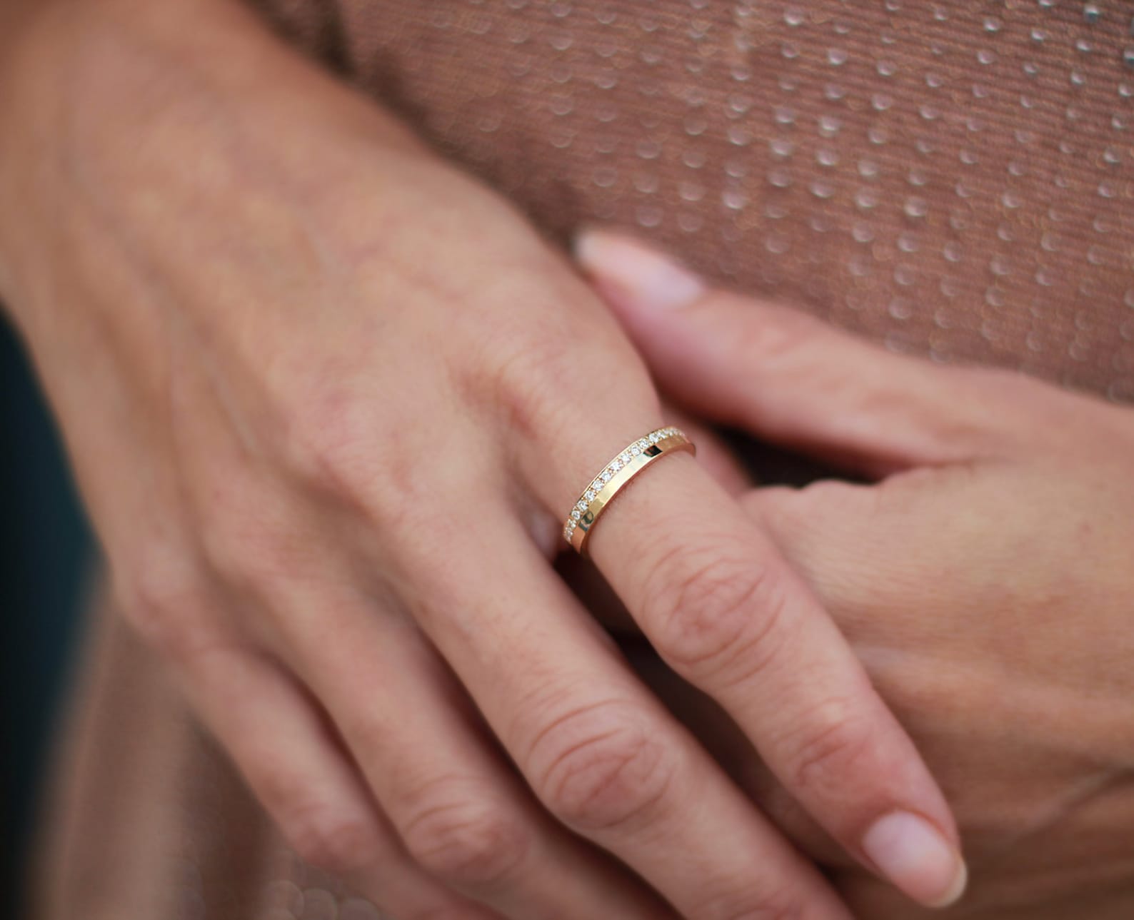Diamond Eternity Ring Unique Eternity Ring Stackable Diamond | Etsy