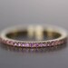 Pink Eternity Ring Pink Wedding Ring Pink Wedding Band - Etsy