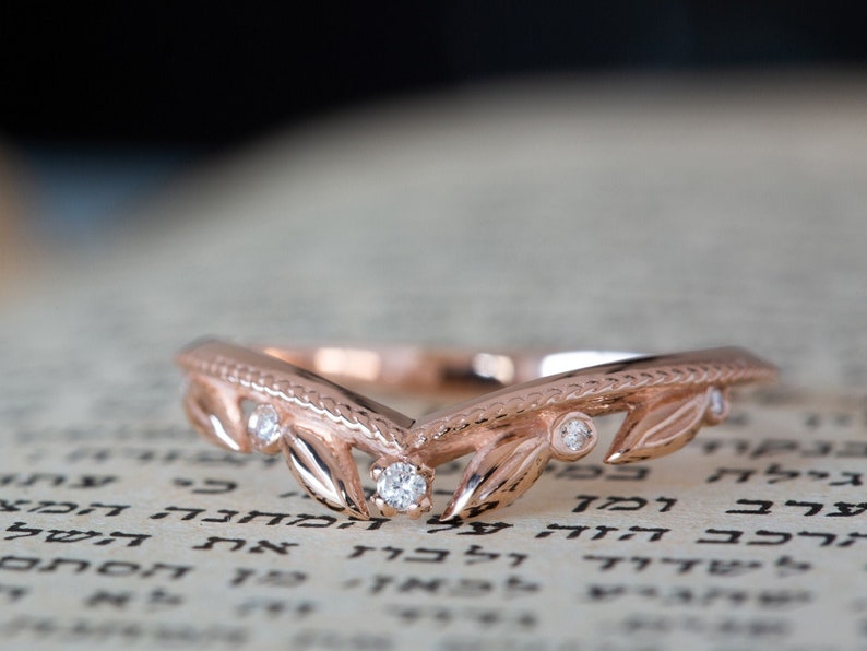 Leaves Wedding Ring Leaf Wedding Ring Leaves Gold Band Gold - Etsy