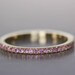 Pink Eternity Ring Pink Wedding Ring Pink Wedding Band - Etsy