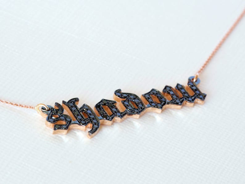 Push Gift Custom Name Necklace Personalized Name Chain - Etsy