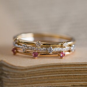 Wedding Stack, Wedding Ring Stack, Wedding Stacking Ring, Wedding Band ...