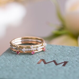 Wedding Stack, Wedding Ring Stack, Wedding Stacking Ring, Wedding Band ...