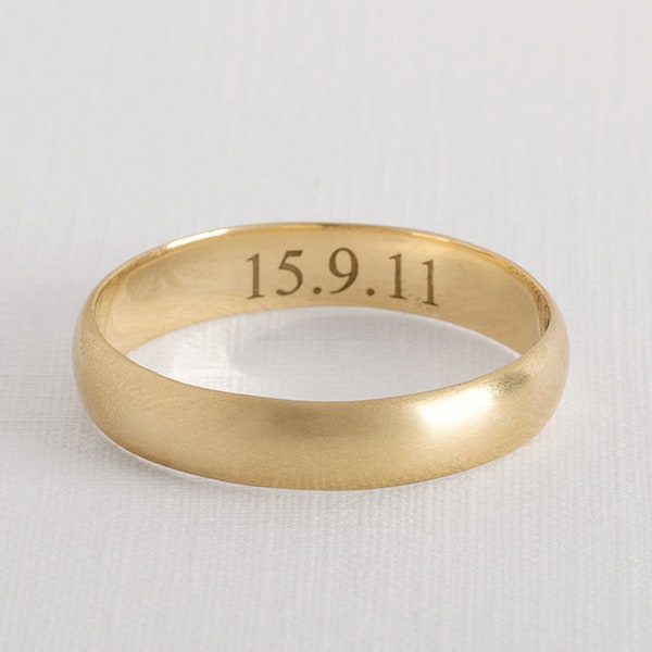 Matte Finish Ring - Etsy