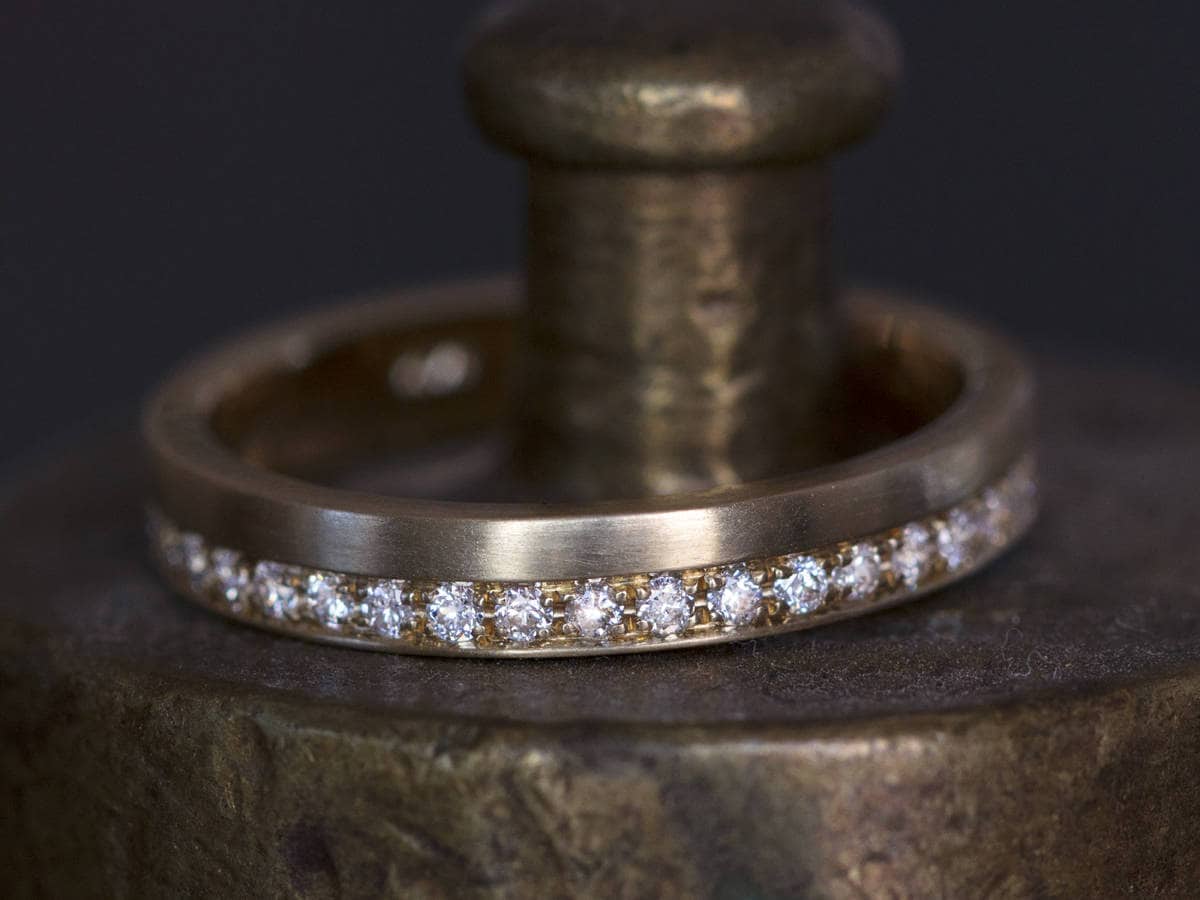 Diamond Eternity Ring Unique Eternity Ring Stackable Diamond | Etsy