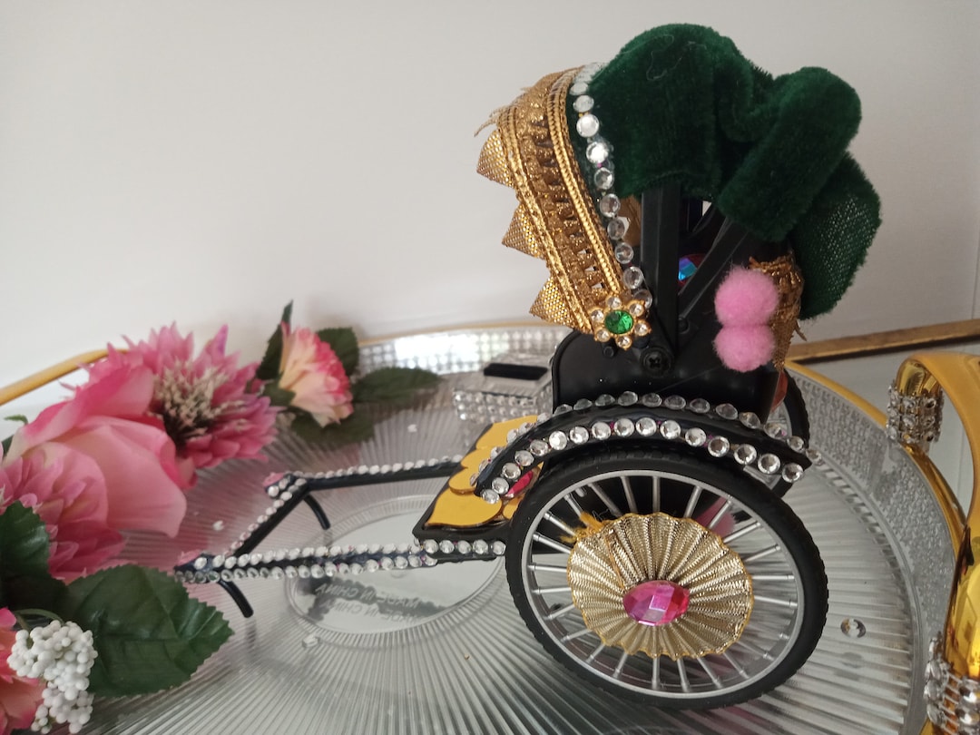 Vintage Chic Love Buggy Rasam Thaal Ring Plate Gift Mitai Plate Wedding ...