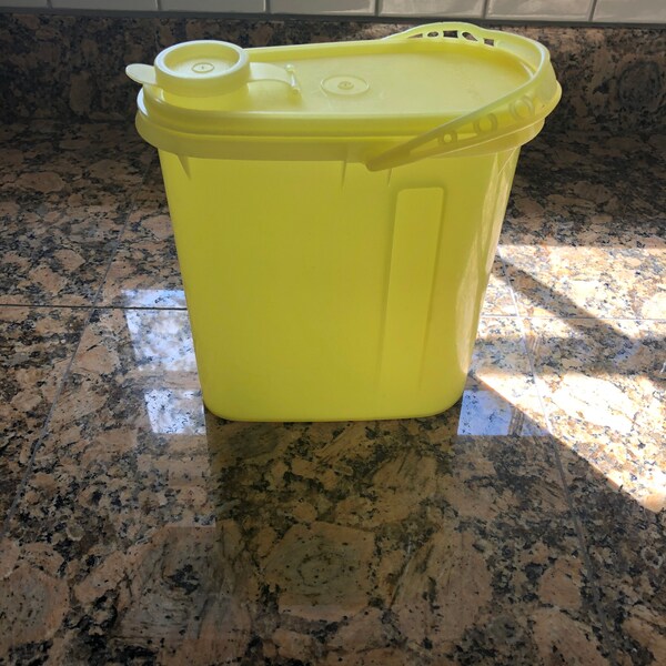 Yellow Tupperware - Etsy