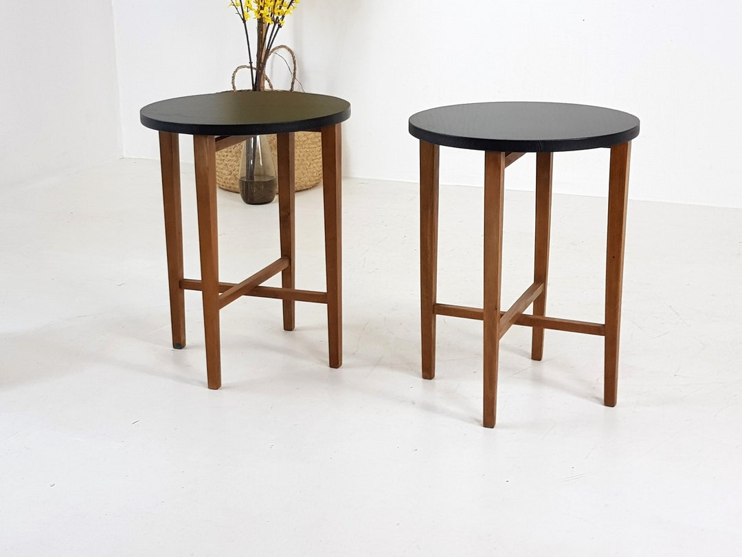 Vintage Bedside Tables / Side Tables 1960s / 1970s Mid Century Retro ...