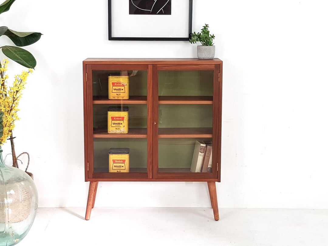 Vintage G Plan Display Cabinet / Bookcase - Mid Century Danish ...