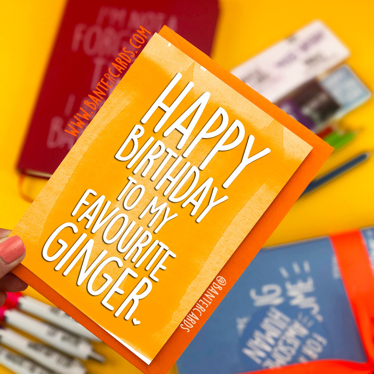 Happy Birthday to My Favourite Ginger Watercolour FB Funny - Etsy