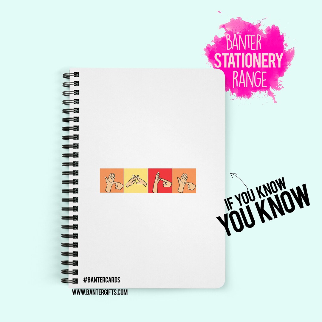 Sign Language Paperback Notepad *WAT, Sign Language, Funny Gifts ...