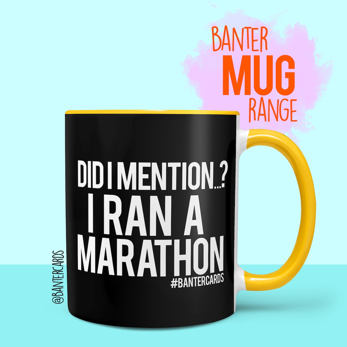 Did I Mention I Run a Marathon Mug Black Mug Funny Mugs | Etsy UK
