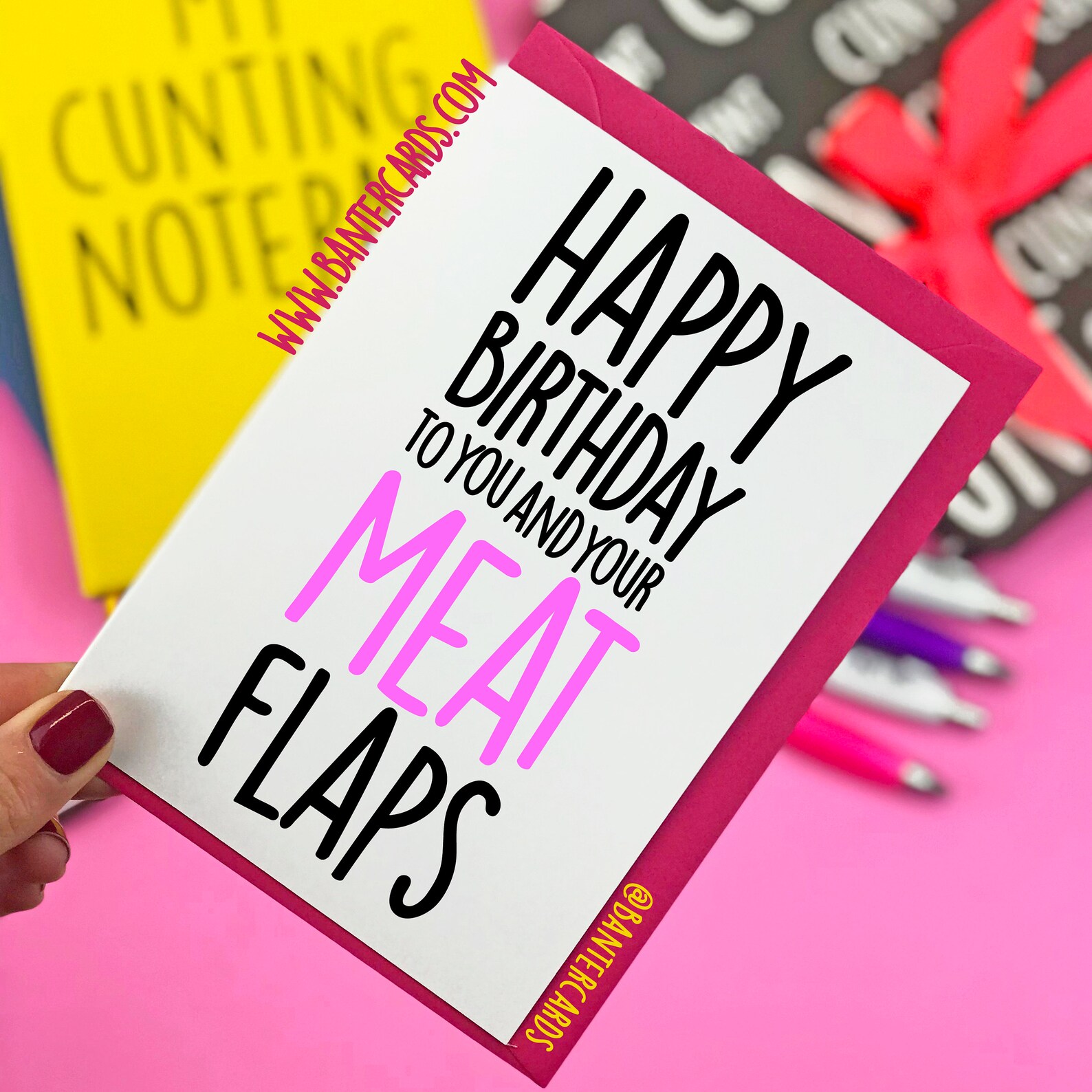 Happy Birthday to You and Your Meat Flaps Confetti FB funny - Etsy